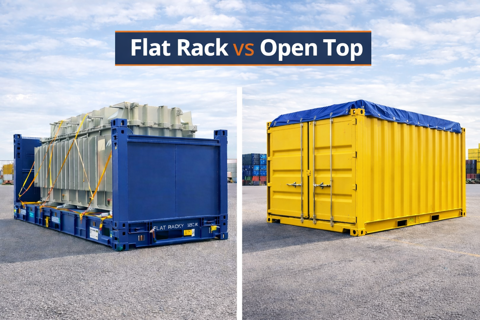 Flat Rack vs Open Top: diferencias técnicas y cómo elegir el contenedor ...